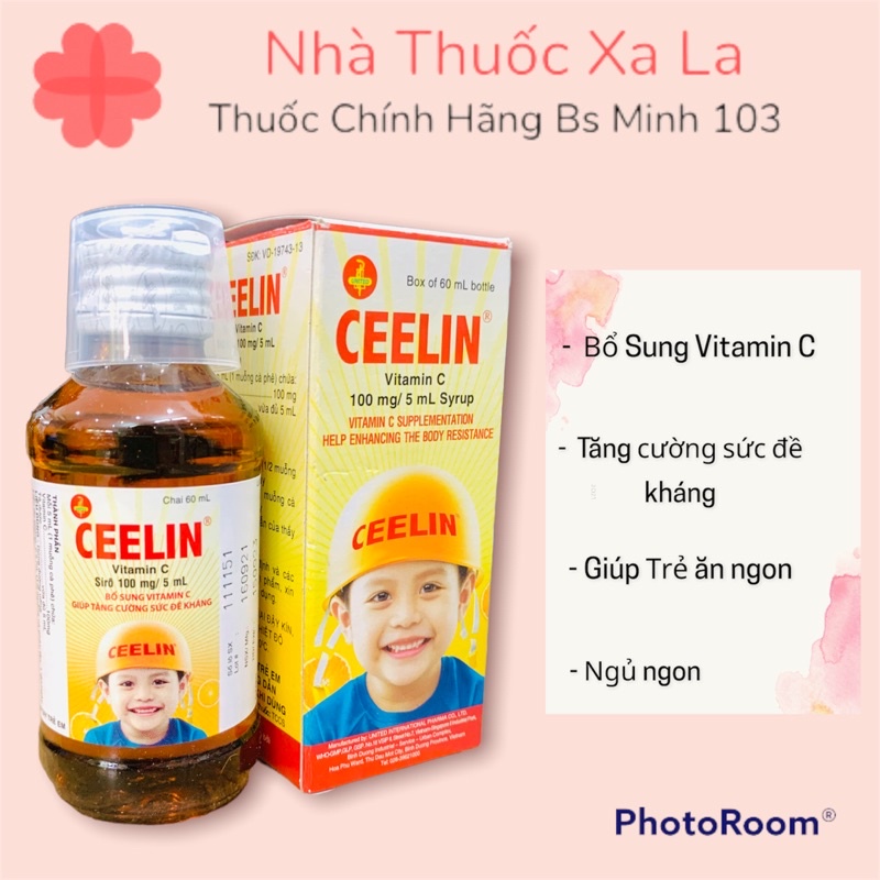 Siro Ceelin United International Pharma Phòng Thiếu Vitamin C Ở Trẻ Em ...