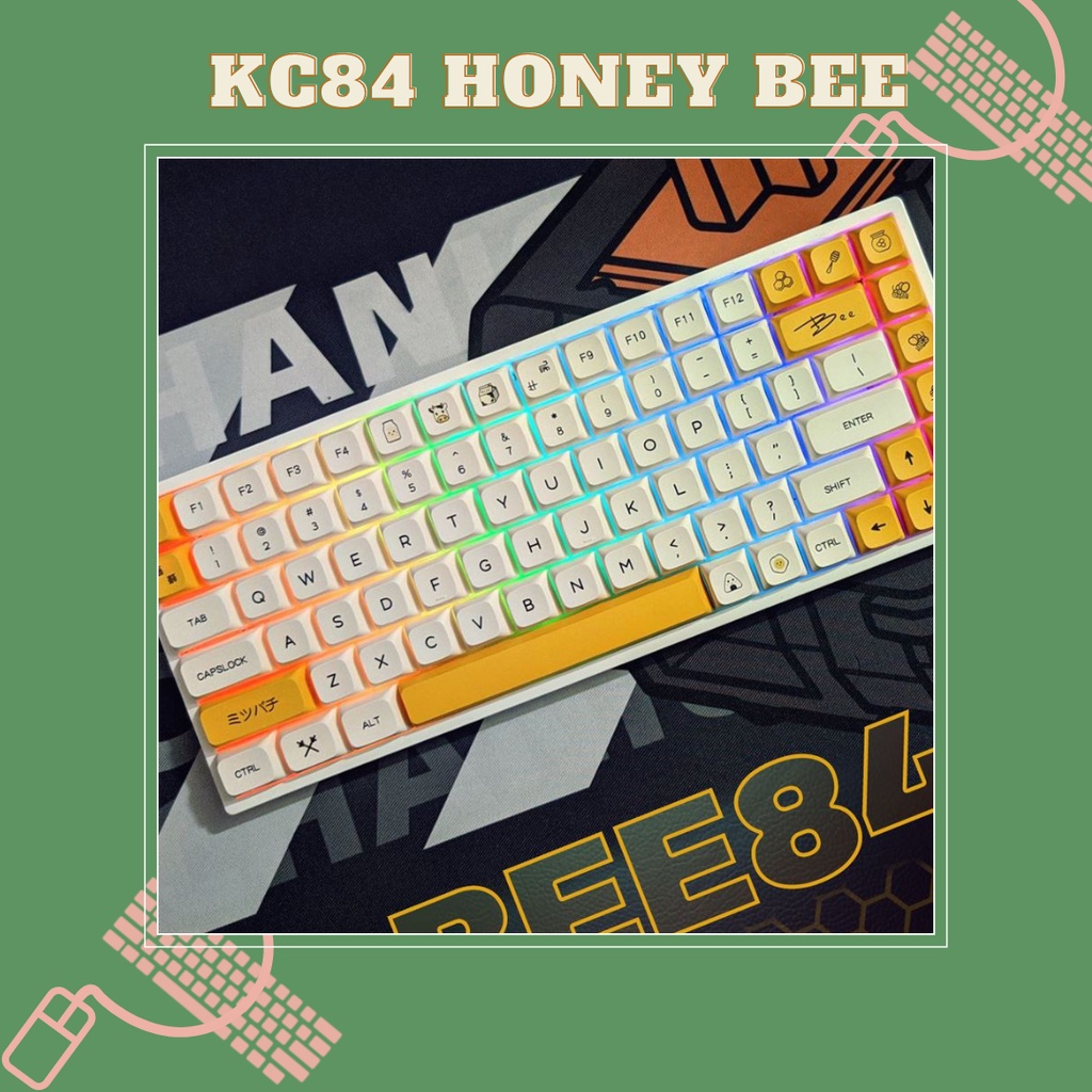 Bàn phím cơ không dây Keycool KC84 - Hotswap - RGB - Bluetooth ...