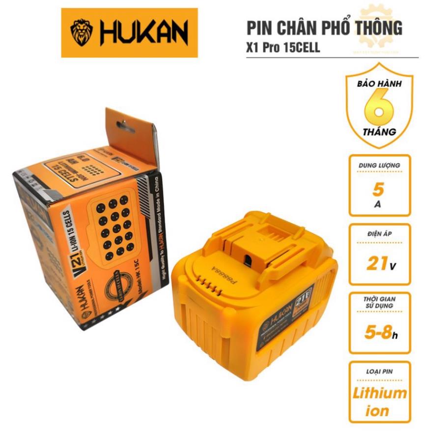 Pin 15 cell HUKAN 6Ah SIÊU SỊN dung lượng cao chân pin phổ thông cho ...