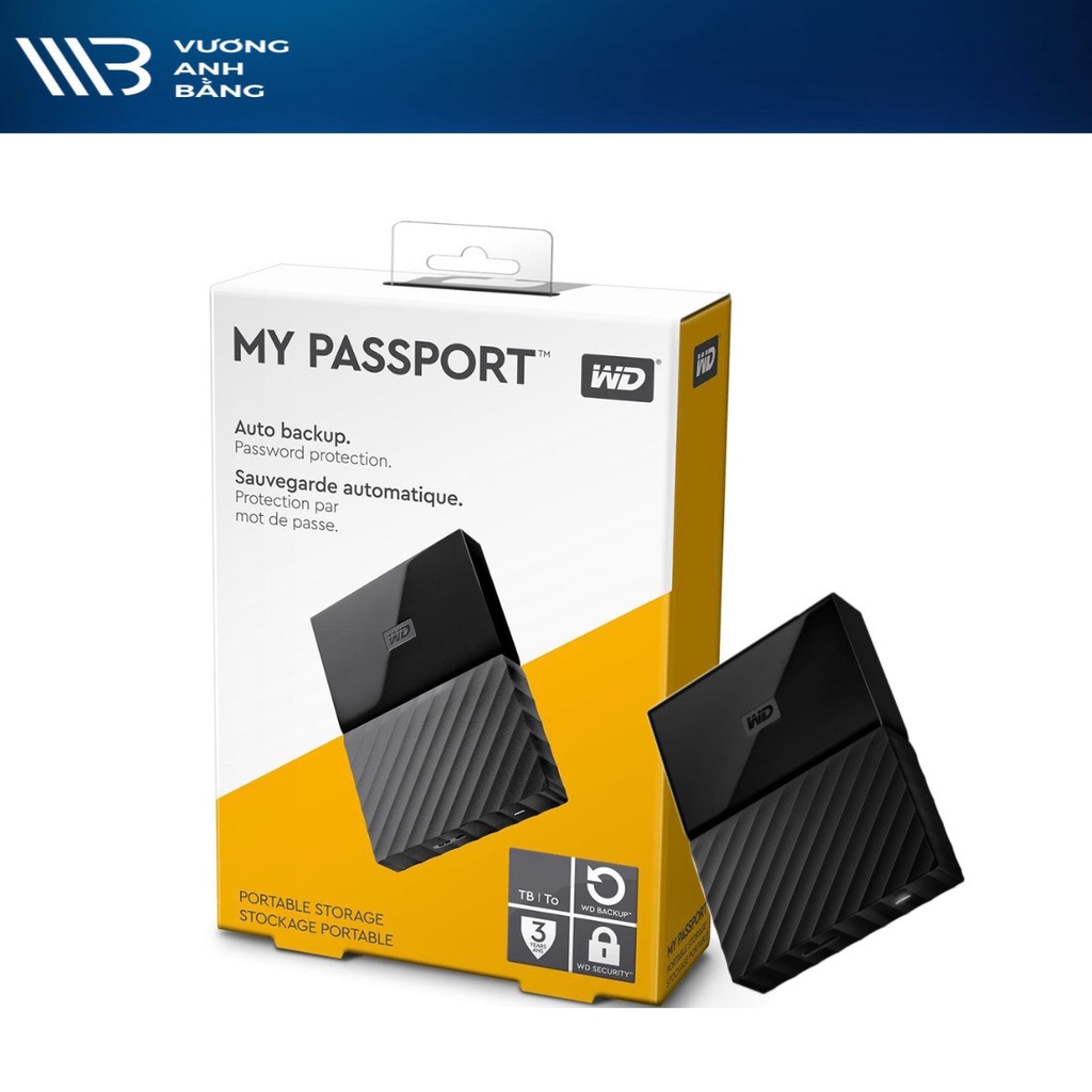 HDD Box WD MY PASSPORT 2.5” USB 3.0 - Hàng chính Hãng | Shopee Việt Nam