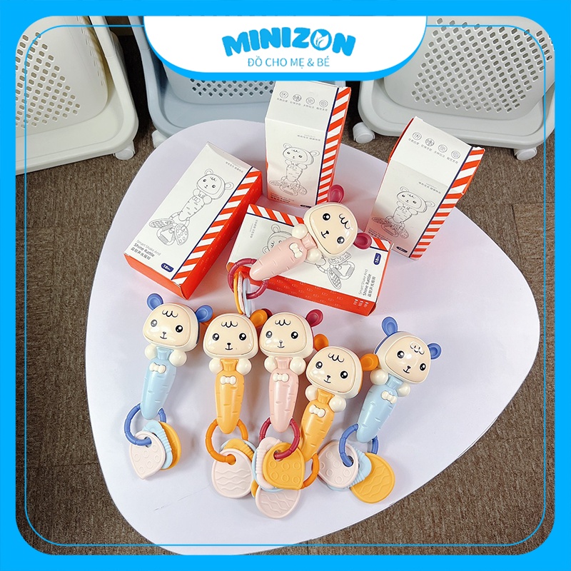 Xúc Xắc Kèm Gặm Nướu Có Nhạc Shine Rattle Chất Liệu Cao Cấp An Toàn Cho ...