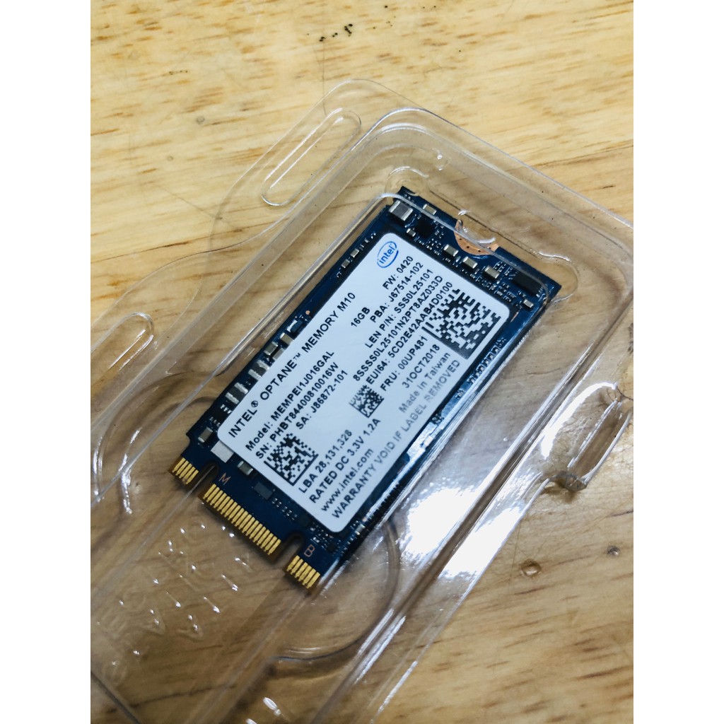 Ổ cứng SSD Intel Optane Memory Module M10 16GB M.2 42mm PCIe | Shopee ...