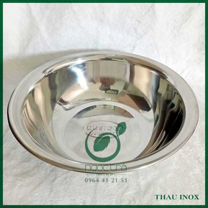 Thau inox, miệng 22cm, đáy 12cm | Shopee Việt Nam