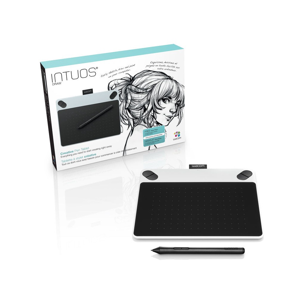 [THANH LÝ] Bảng Vẽ Wacom Intuos Draw Fun Wacom CTL-490 Fullbox | Shopee ...