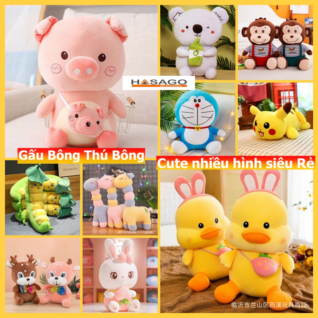 Thú Nhồi Bông Gấu Bông To Mini Cho Bé Rất Cute Hình Khủng Long mèo ...