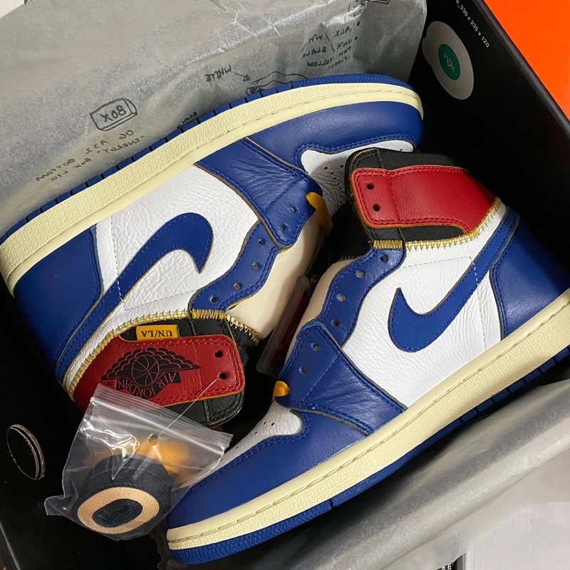 giày jordan 1 JD1 Union Blue | bảo cao cấp [ ảnh thật + full box ...