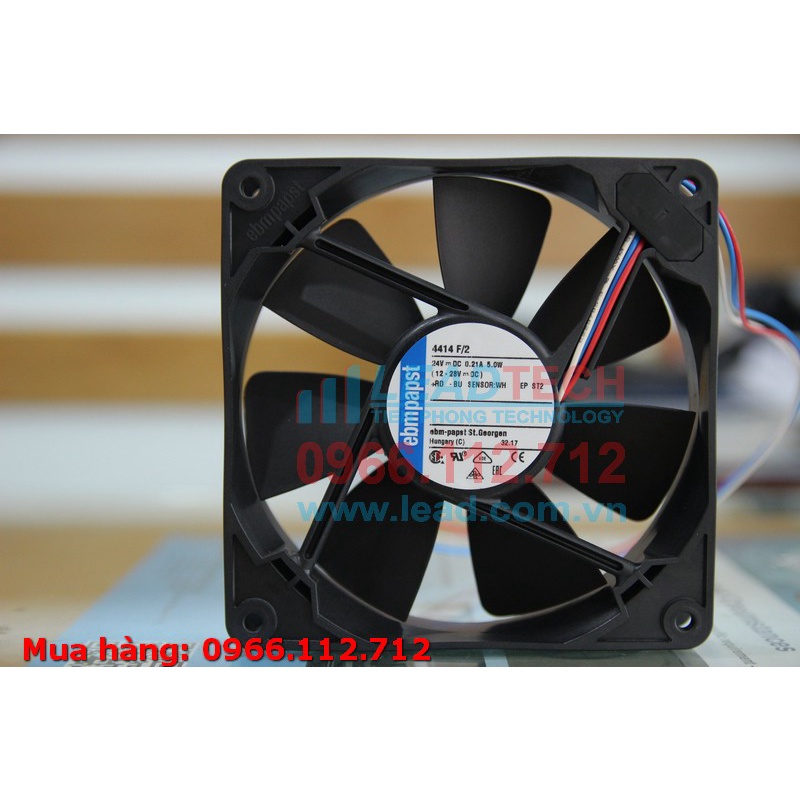 QUẠT TẢN NHIỆT, Quạt hút EBMPAPST 4414F/2, 24VDC, 120x120x25mm | Shopee Việt Nam