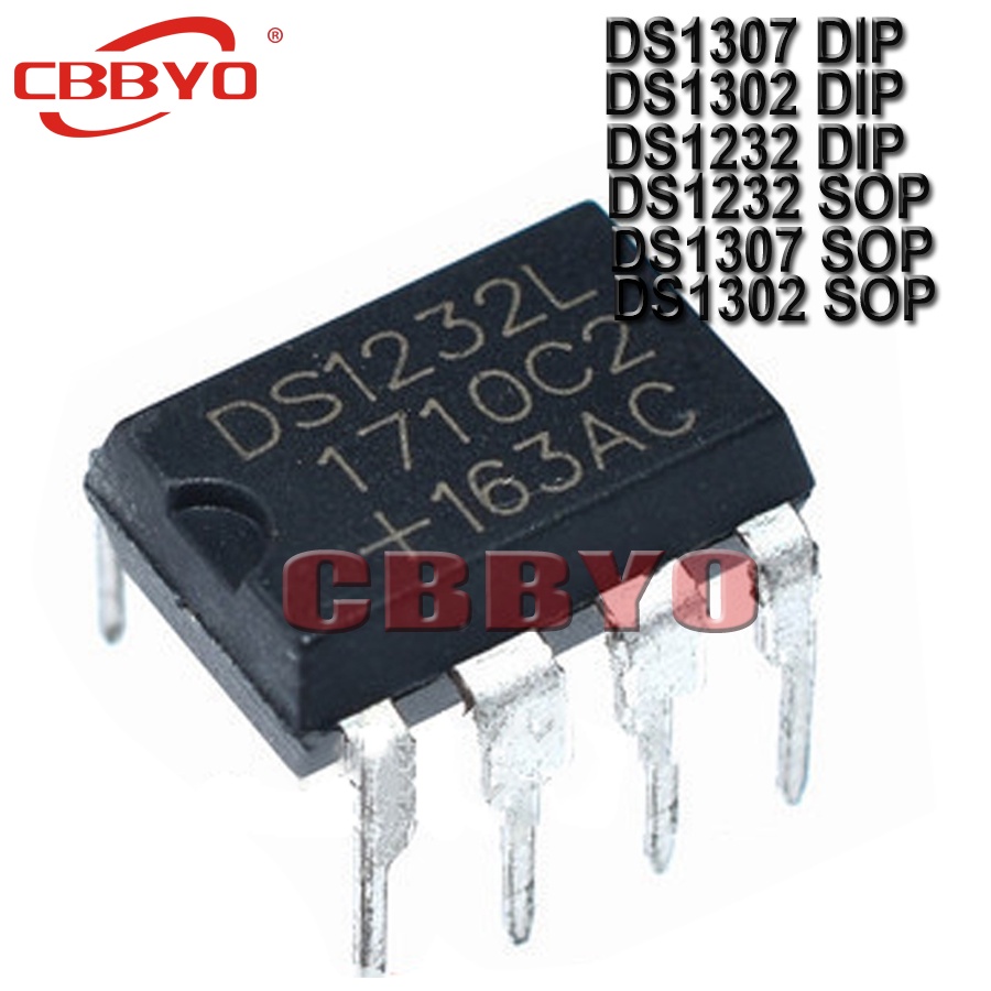 10 Chiếc DS1307 DIP-8 DS1307N DS1307 DS1302N DS1302 DS1302ZN SOP-8 SOP DS1232LP DS1232LPS DS1232 ...