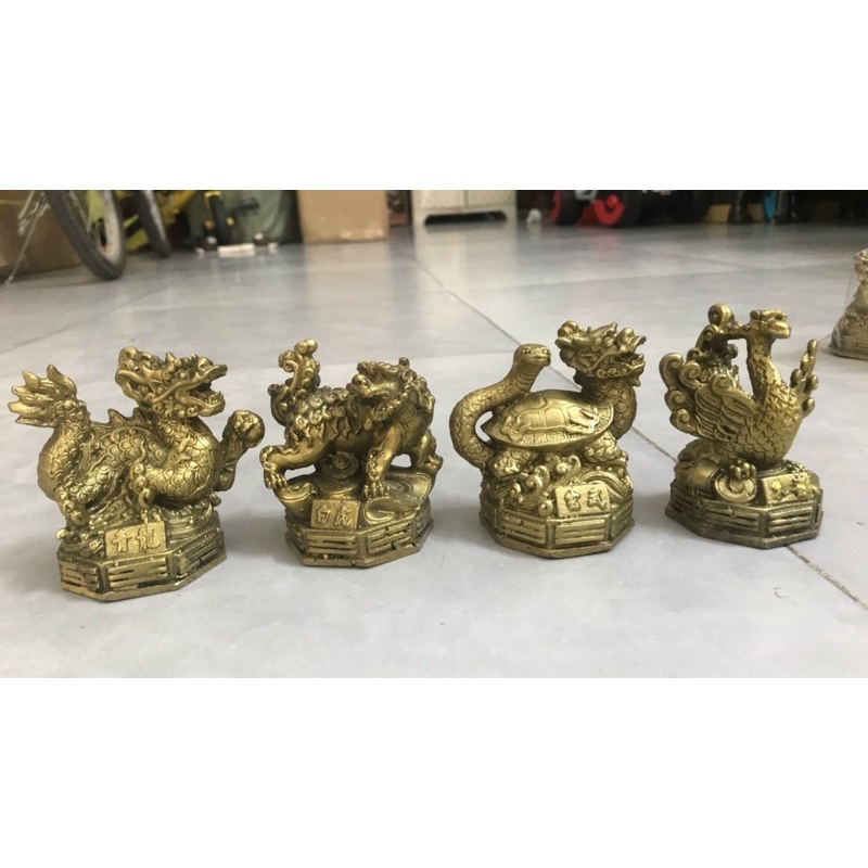 Bộ tứ linh Long Lân Quy Phụng bằng đồng Tượng Tứ linh phong thuỷ bằng đồng | Shopee Việt Nam