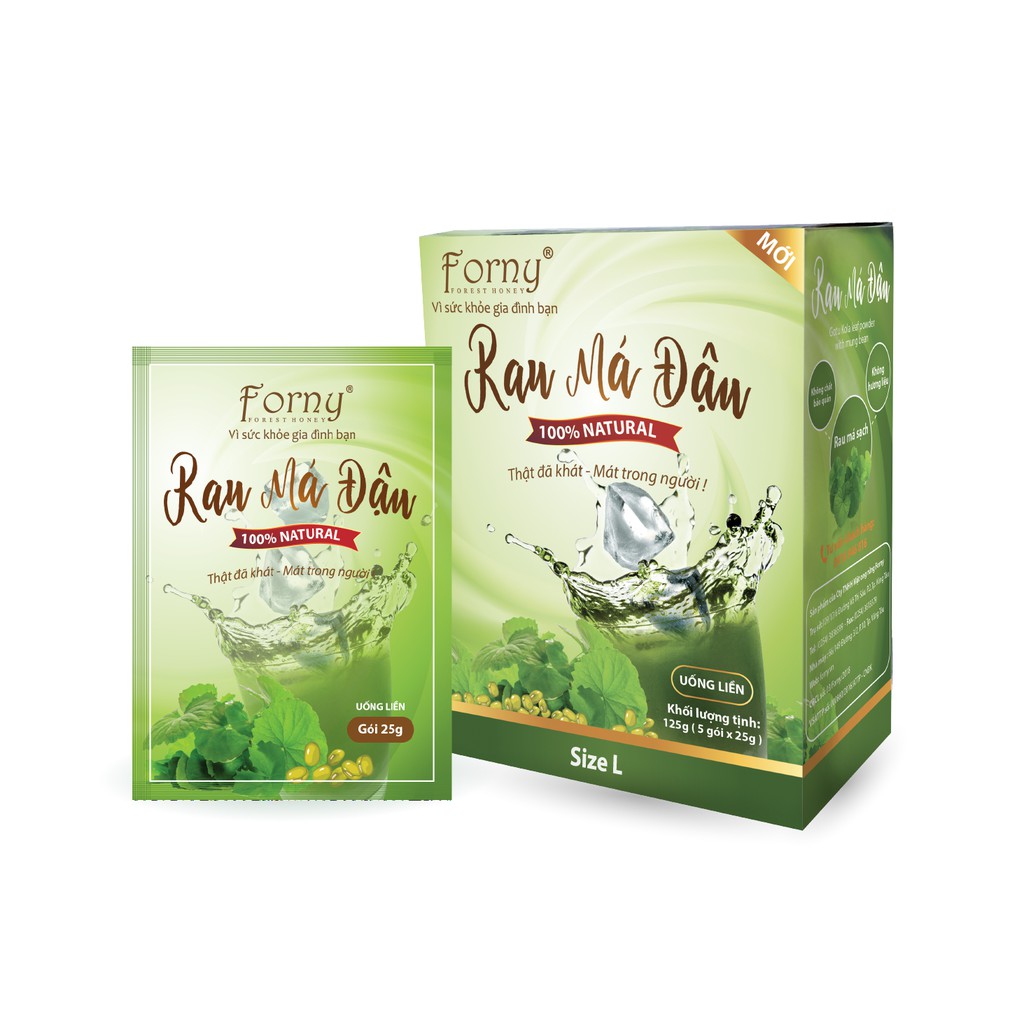Rau má đậu Forny 125g (25g x 5gói) | Shopee Việt Nam