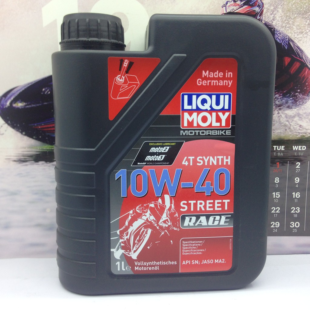 Nhớt Liqui Moly 10W40 Street Race | Shopee Việt Nam