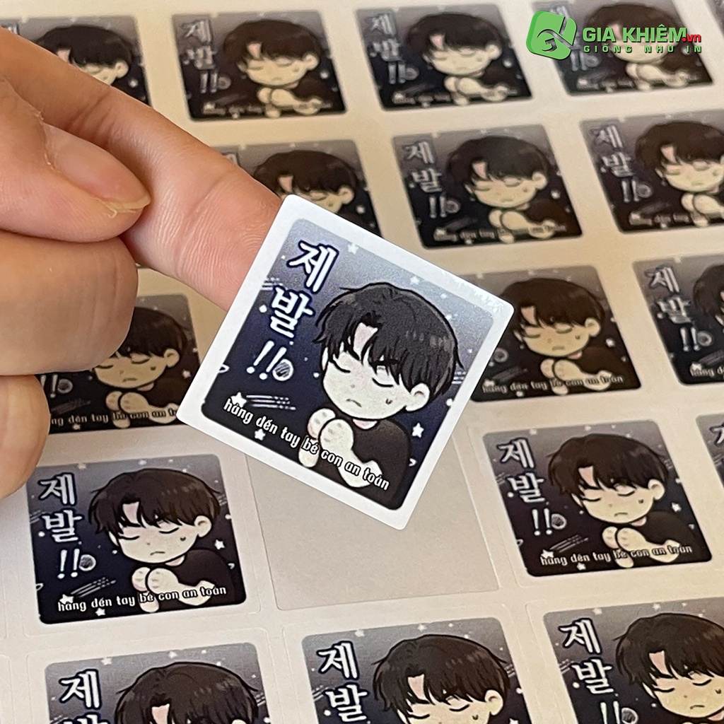 [Combo 30 Sticker] in sticker 5x5cm mẫu tuỳ chọn theo yêu cầu | Shopee ...