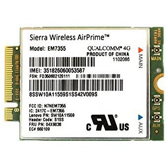 Card WWAN EM7355 thu bắt sóng 3G/4G/LTE cho laptop - Sierra Gobi 5000 ...