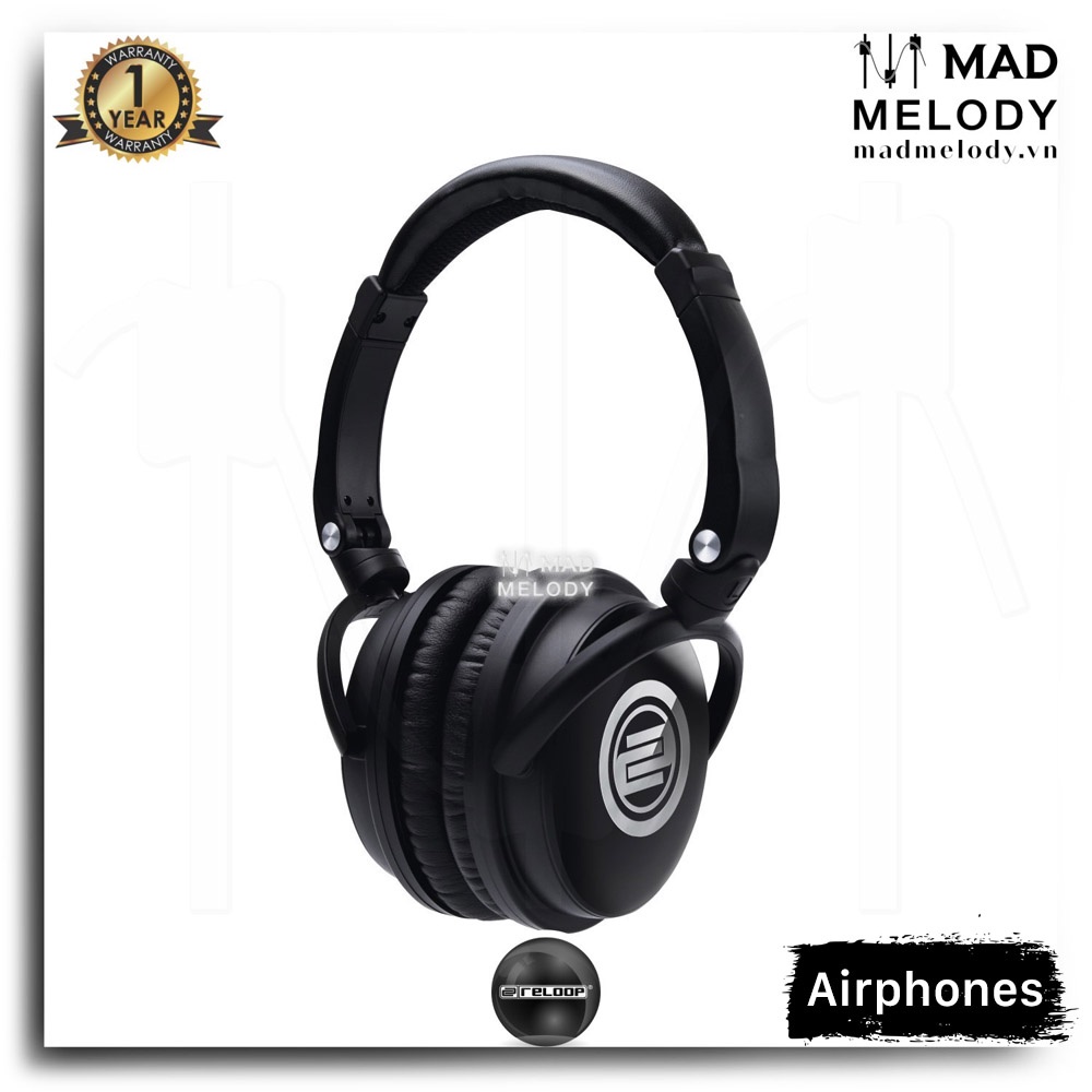 Reloop Airphones Active Noise Cancelling DJ Headphones (Tai nghe DJ ...