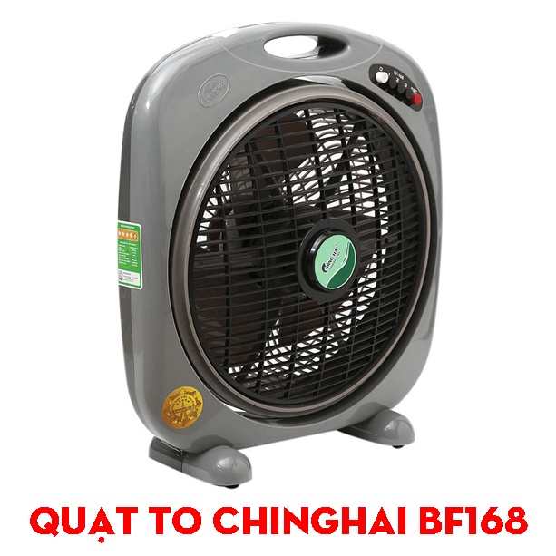 Quạt hộp Chinghai BF168 / BF1688 lồng tản gió đều siêu mát, chế độ tự ngắt khi đổ - Hàng chính ...