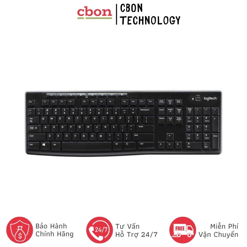 [Hàng chính hãng] Bàn phím wireless Logitech K270 -CBon Technology- CB090 Hàng Chính Hãng Giá ...