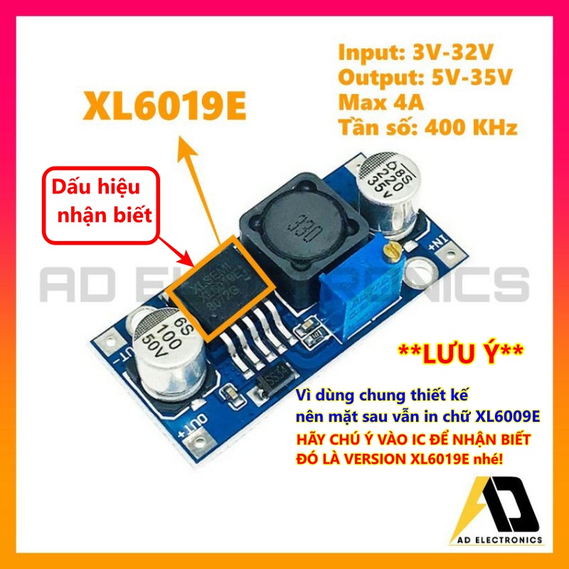 Mạch Tăng Áp XL6019 6019 Max 4A 5- 35V DC - DC (Mạch Xanh) Bản Nâng Cấp ...