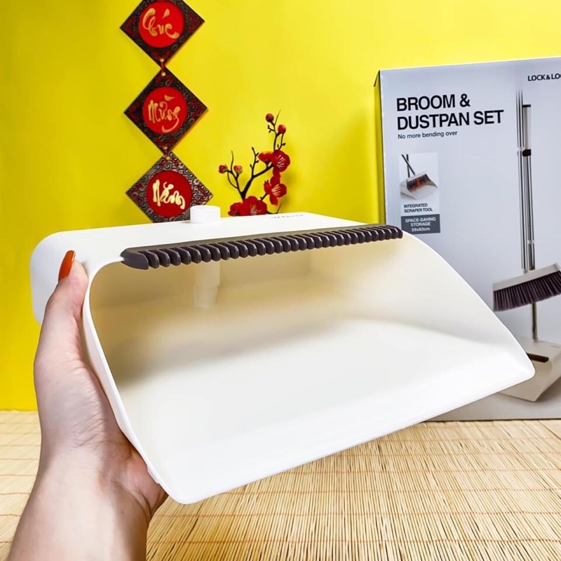 Bộ chổi quét nhà Lock&Lock chính hãng kèm dụng cụ hót rác ETM465 ...