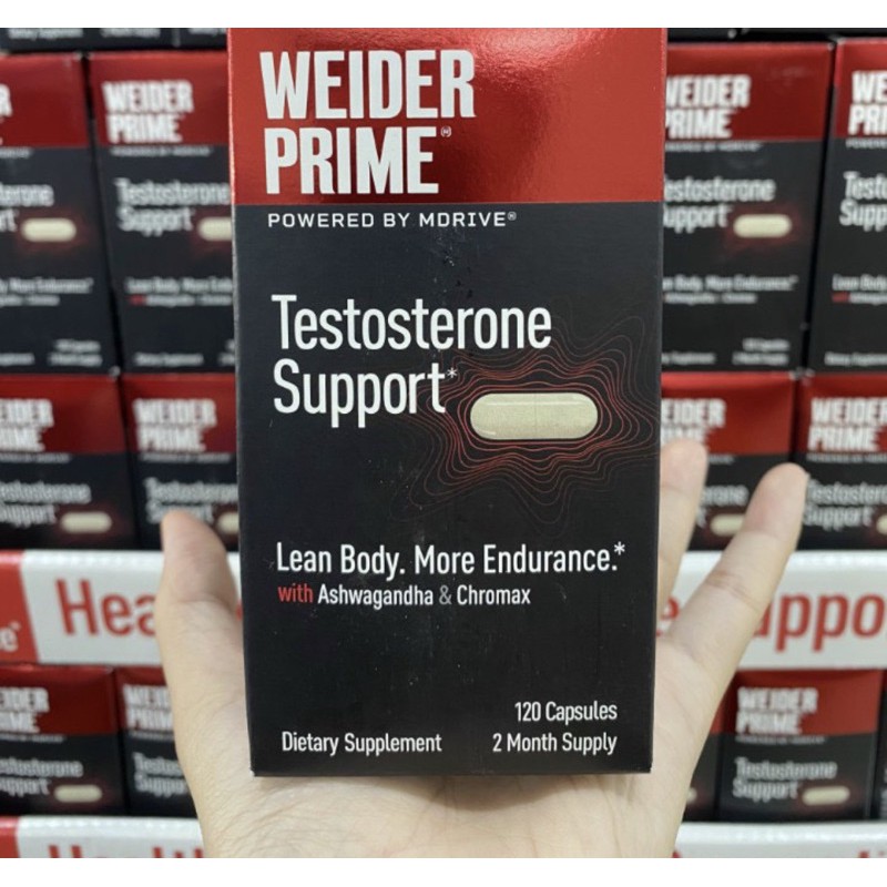 Viên Weider Prime Healthy Testosterone For Men 120 Viên Shopee Việt Nam