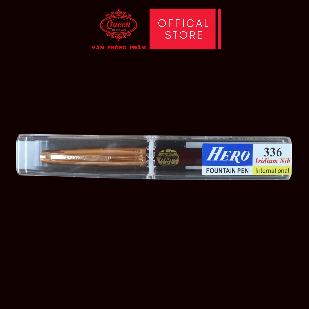 Bút máy Hero 336 chính hãng - Phiên bản quốc tế - Màu Đen/Đỏ/Xanh Lá ...