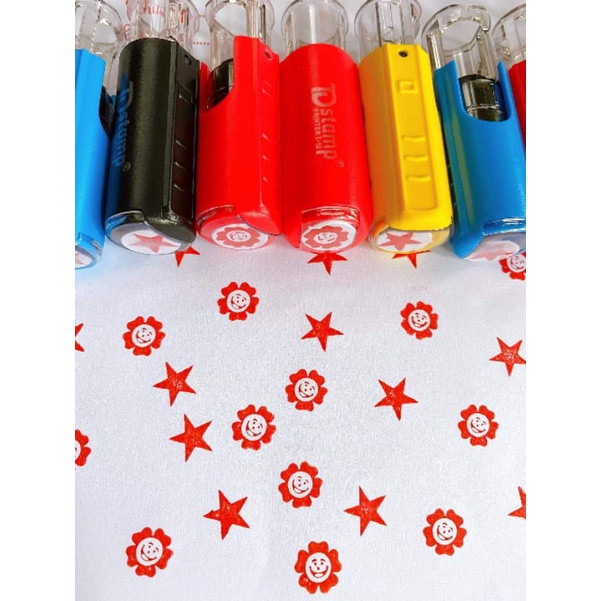 Con dấu tròn stick Mini (có nắp đóng) In Lên Mọi Chất Liệu Dùng trong ...