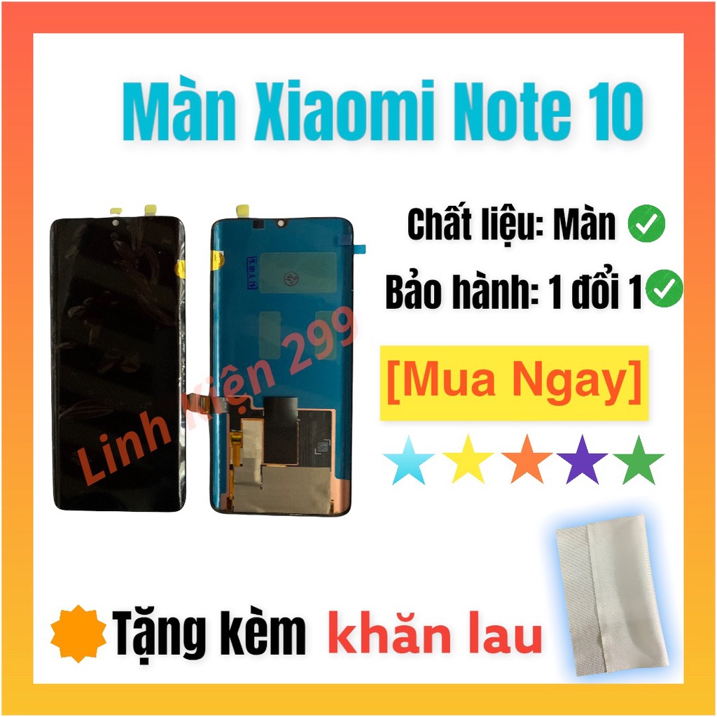 [Tặng Keo B7000 + Khăn lau] - Màn Hình Xiaomi Note 10 / CC9PRO (Màn Cong) | Shopee Việt Nam