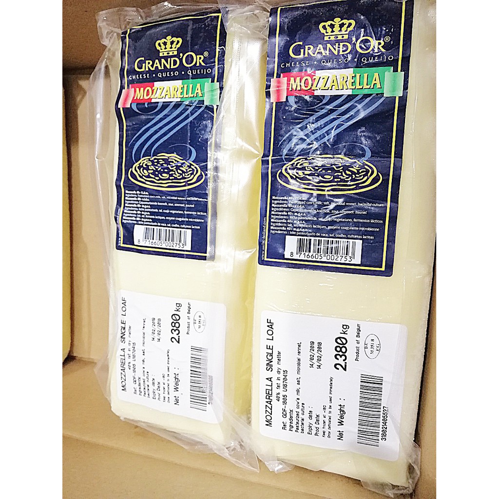 Unilac phô mai mozzarella ( 2,38kg / khối ) date 31/07/2024 | Shopee Việt Nam