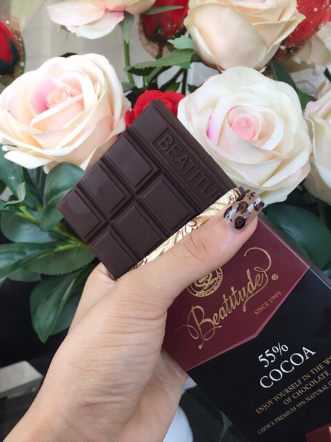 Socola đen Beatitude 55% cacao thanh 100g | Shopee Việt Nam