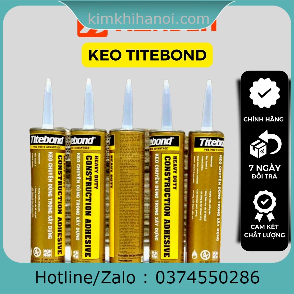 Keo Tibon Titebond cao cấp , keo dán xây dựng đa năng | Shopee Việt Nam
