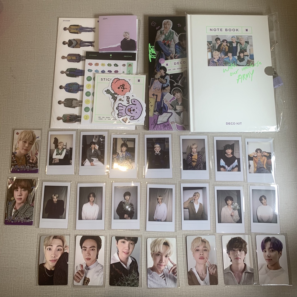BTS DECO KIT 2022 PHOTOCARD STICKER DECO BOOK TÁCH LẺ | Shopee Việt Nam