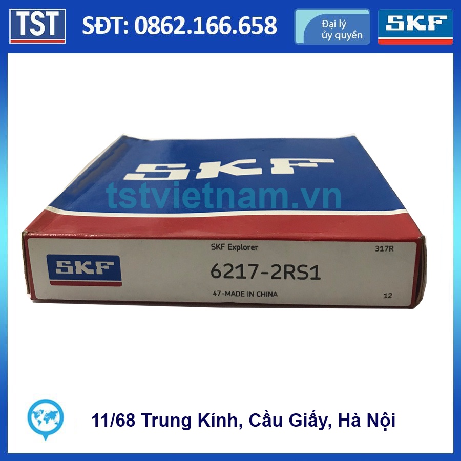 VÒNG BI BẠC ĐẠN SKF CHÍNH HÃNG 6217-2RS1 | Shopee Việt Nam