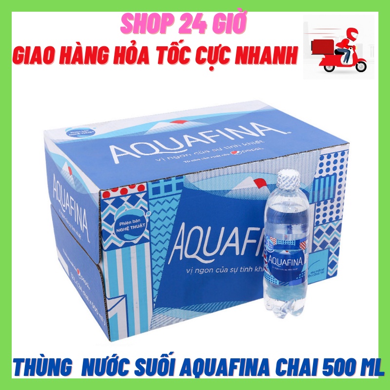 nước Suối Aquafina thùng 24 Chai 500 Ml | Shopee Việt Nam