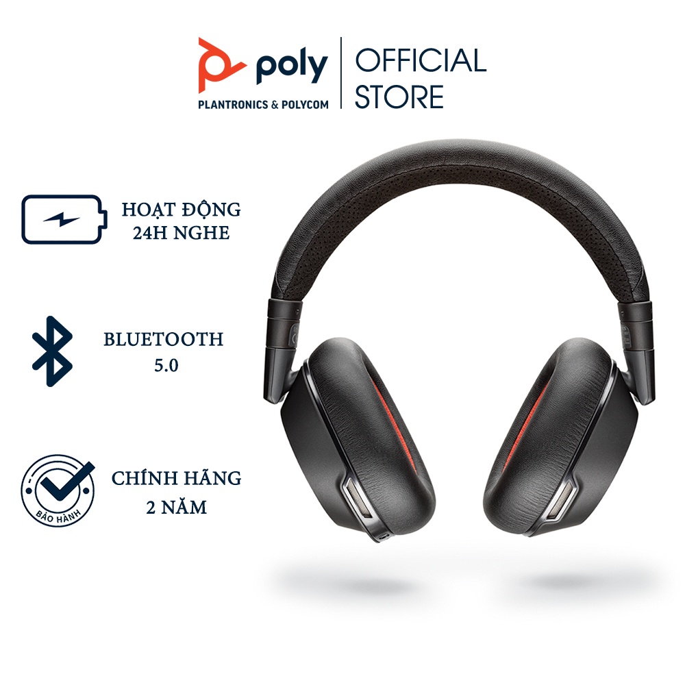 Tai Nghe Không Dây Chụp Tai Poly Voyager 8200 UC Bluetooth 5.0 Chính ...
