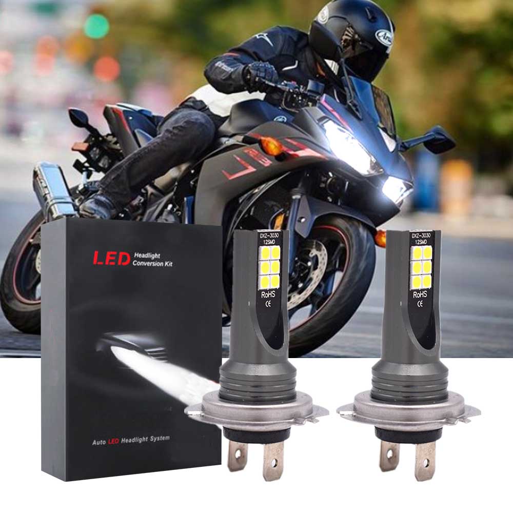 Dành Cho Xe Yamaha YZF-R3 2015 2016 2017 Đèn Pha LED H7 Bóng Đèn ...