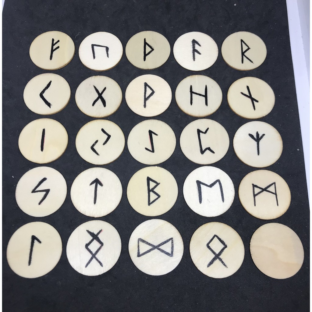 Bộ kí tự Rune gỗ | Shopee Việt Nam