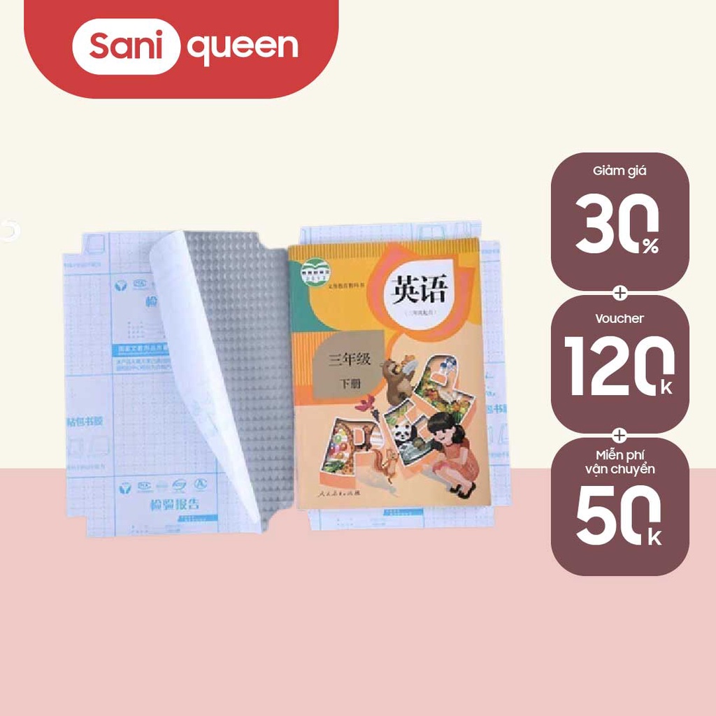 [Có video thật] Giấy bọc sách vở Decal các môn học sách vở cho học sinh ...