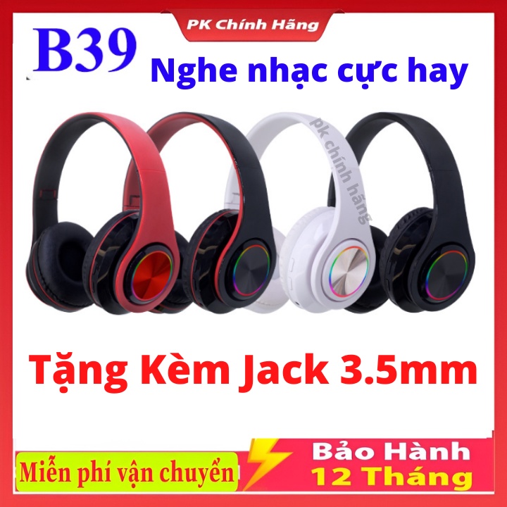 Tai nghe Gaming bluetooth chụp tai Led B39 - bluetooth 5.3 , Bảo Hành 12 Tháng | Shopee Việt Nam