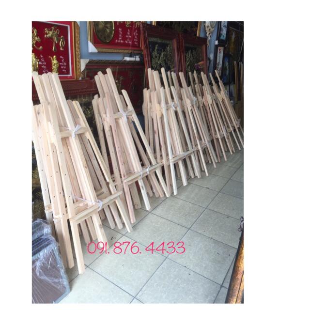 Giá vẽ tranh mini gỗ thông tự nhiên, kệ trưng bầy trong hội nghị, nhà ...