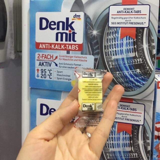 VIÊN VỆ SINH LỒNG GIẶT Denkmit 10 viên | Shopee Việt Nam