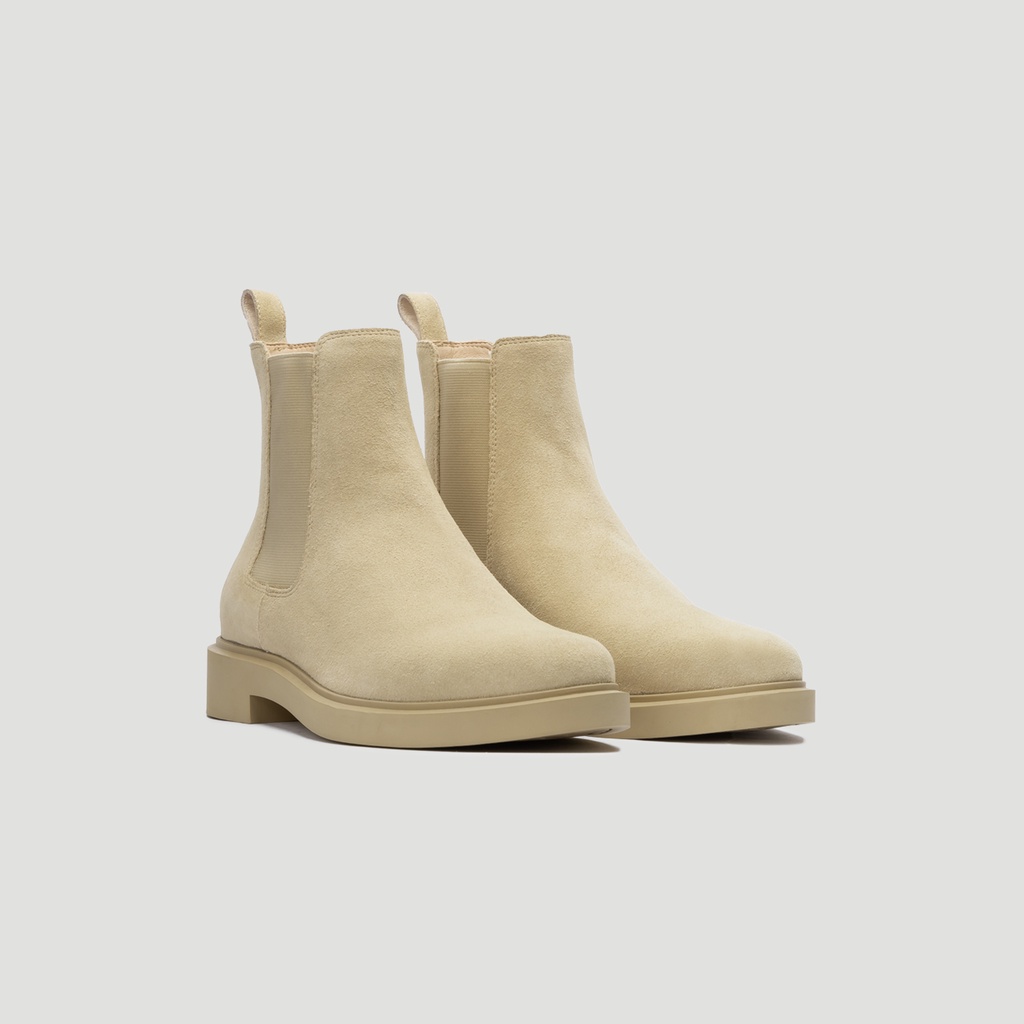 Giày Boot Nam THE WOLF Minimal Chelsea Boot - Tan | Shopee Việt Nam