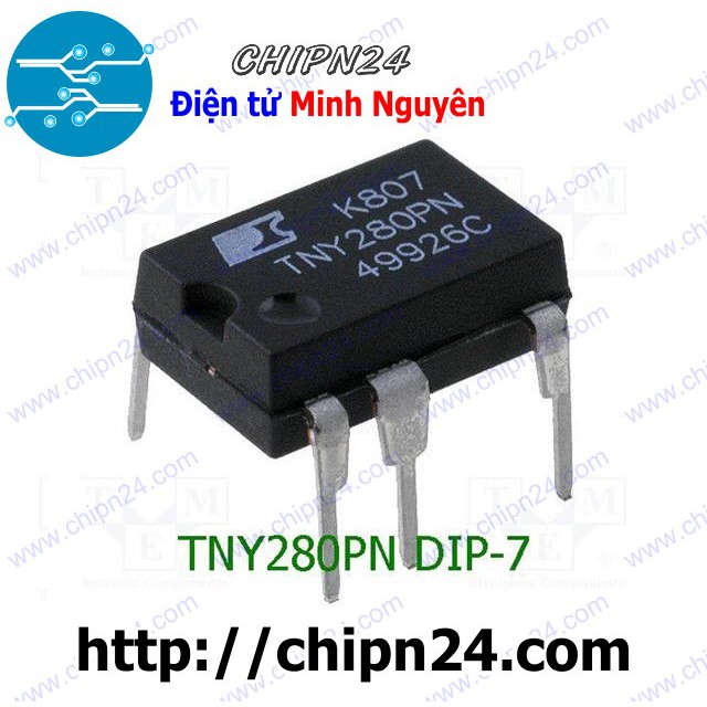 [1 CON] (DIP) IC TNY280 DIP-7 (TNY280PN 36.5W 700V) | Shopee Việt Nam