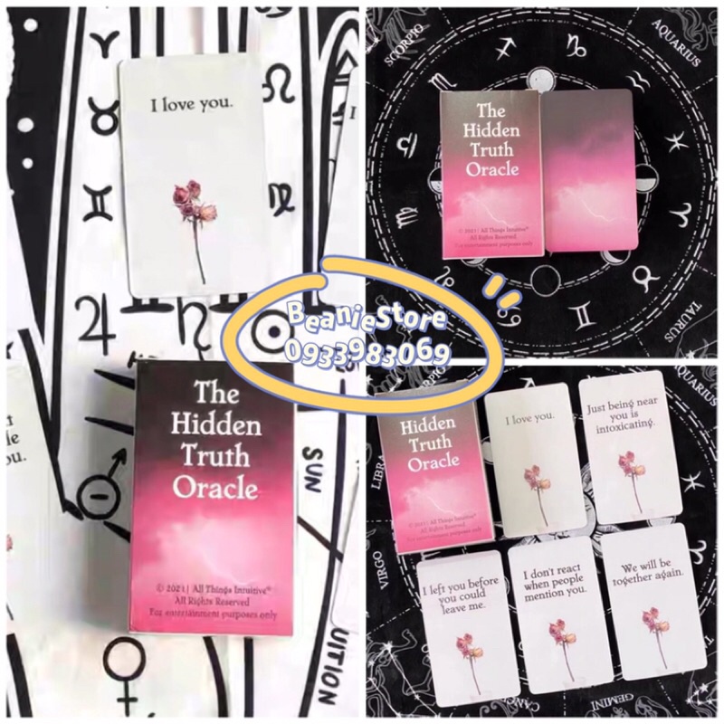 Bộ bài The Hidden Truth Oracle 54 lá sử dụng cùng Tarot hoặc Lenormand ...