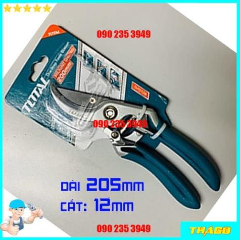 Kéo cắt tỉa cành cây lưỡi thép cacbon phủ TELFON Total kdp | Shopee ...