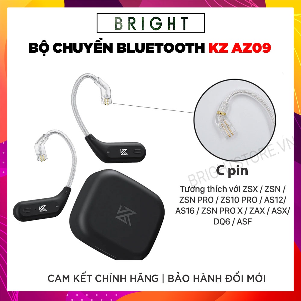 Hộp Sạc KZ AZ09/ AZ09 Pro - Cáp Nâng Cấp Bluetooth - Hỗ Trợ Bluetooth 5 ...