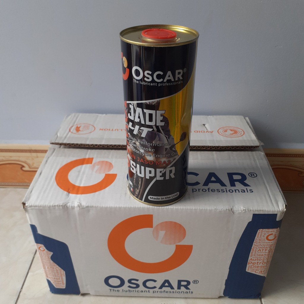 nhớt full tổng hợp 10w40 Oscar Jade 4T Super - xe côn tay 1lít | Shopee ...