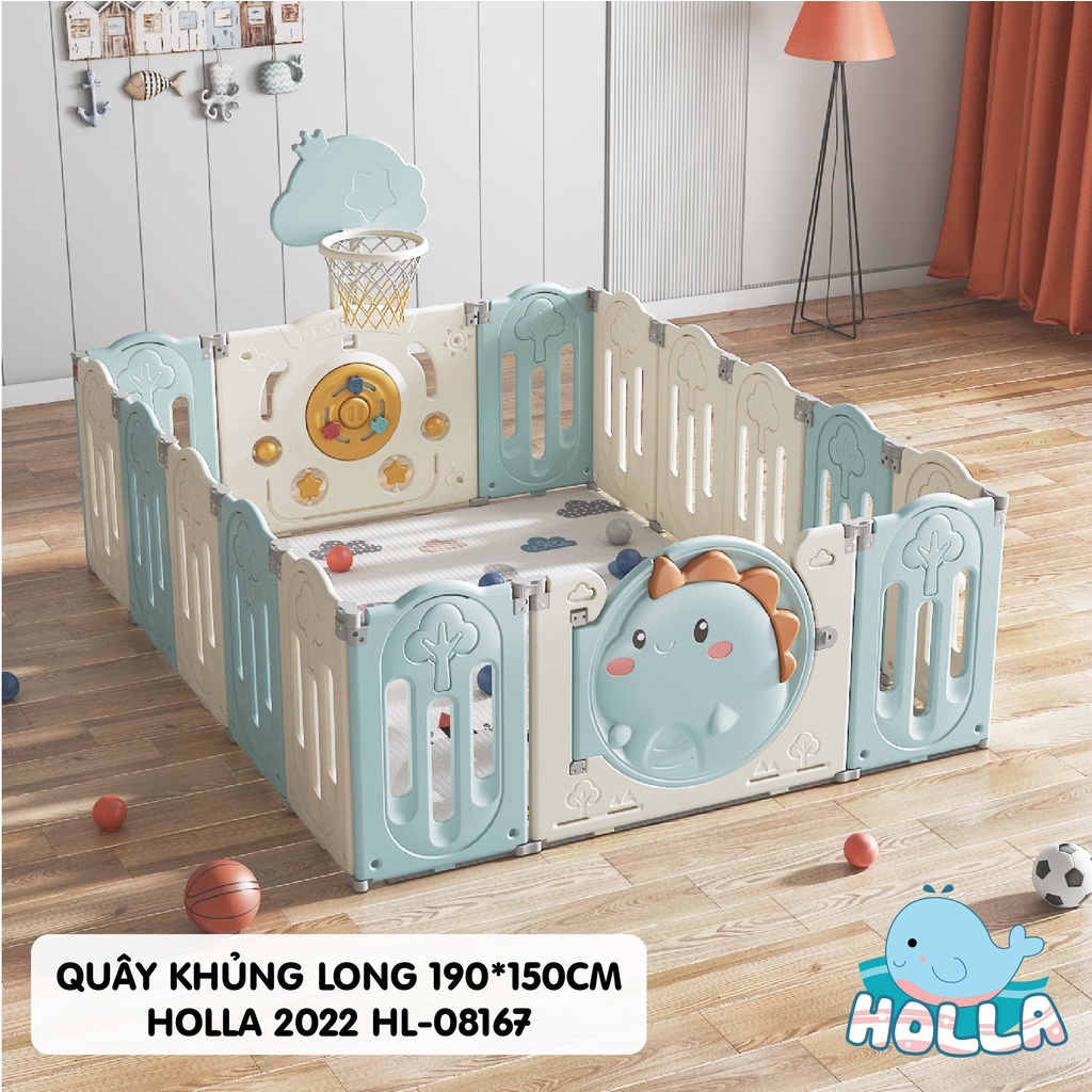 Bộ Quây Cũi Trơn Đồ Chơi Holla Khủng Long Mã HL-08167 Cho Bé - Tặng kèm ...