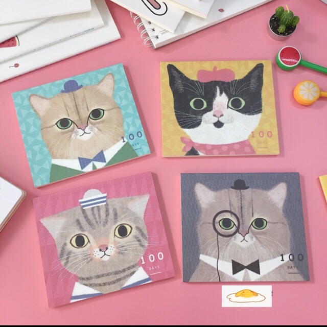 Sổ 100 days cat | Shopee Việt Nam