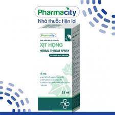 Xịt họng Pharmacity Herbal throat Spray Samito 25ml | Shopee Việt Nam