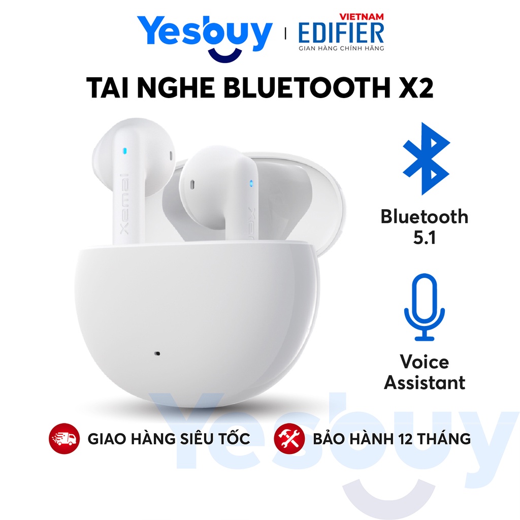 Tai nghe Bluetooth EDIFIER X2 / X2S | Thời lượng pin 28 giờ | Chống nước IP54 | Chống ồn chơi ...