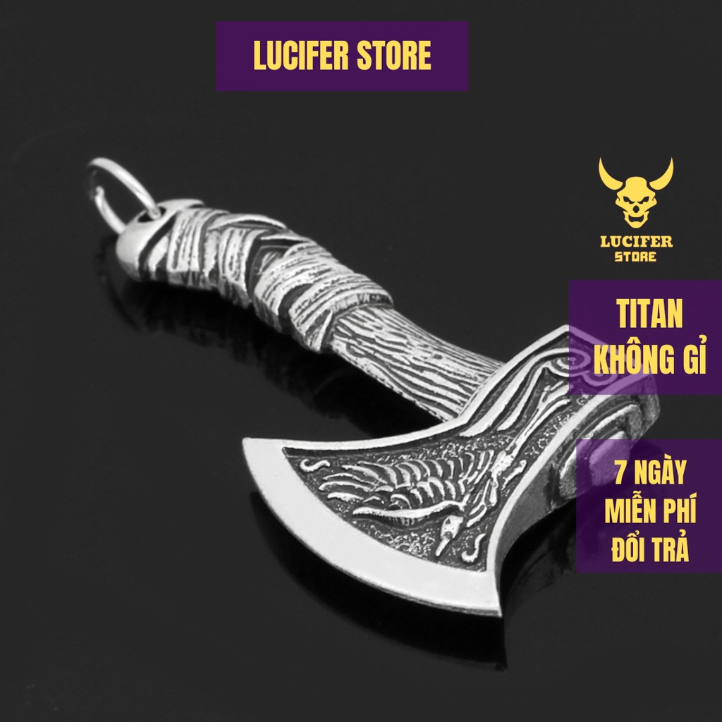 Dây chuyền Nam Bạc Đẹp Unisex Cá Tính Ngầu Thời Trang Nam Basic Axe ...